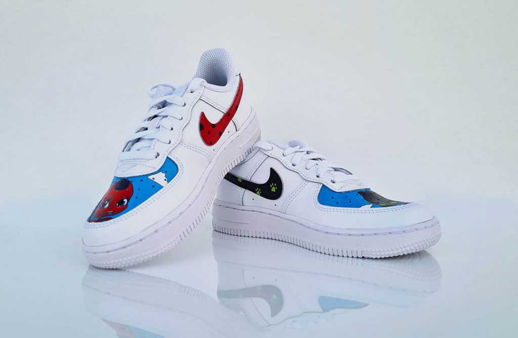 Air Force 1 – Miraculous Lady Bug et Le chat noir - Custom